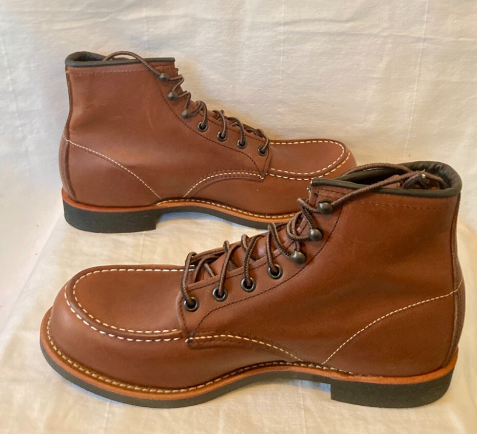 Red Wing Heritage 2954 Cooper Moc Toe Beckman Amber Portage US 8.5 RARE ...