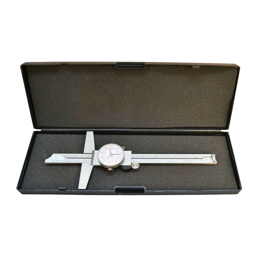 6" 150mm Inch Metric Dual Reading Dial Caliper Ruler Mechanical Tool | eBay