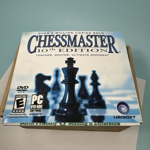 CHESSMASTER 10th Edition Teacher Mentor Opponent PC CD-ROM Computer ...