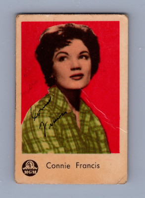 Connie Francis Authentic Autographed Signed Vintage Original 1960s ...