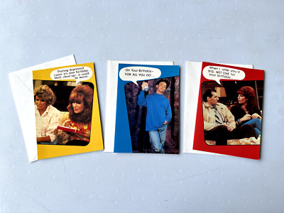 VINTAGE 1980s MARRIED WITH CHILDREN Happy Birthday Card Lot Al Bundy | eBay