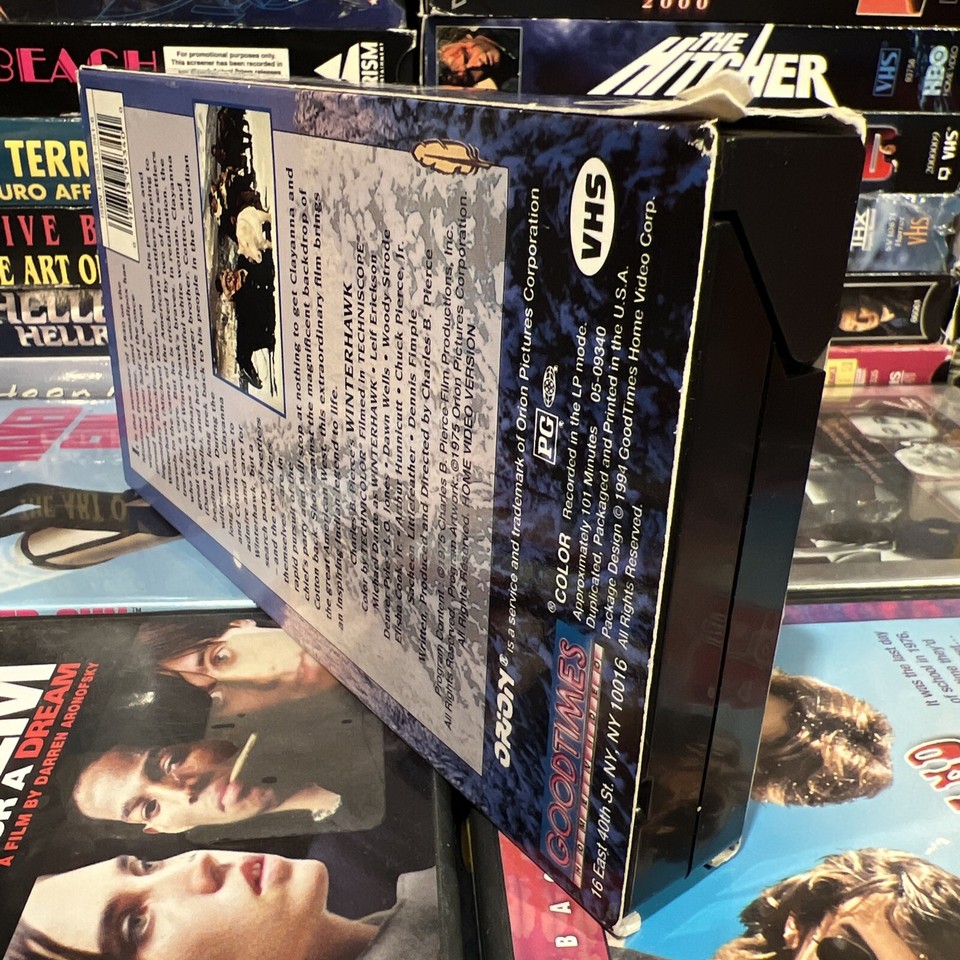 Winterhawk 1975 VHS Michael Dante Blackfoot Native Americans Small Pox ...