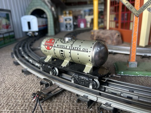 Marx O Middle States 553 Tank Car, 8 Wheel, Auto Couplers | eBay