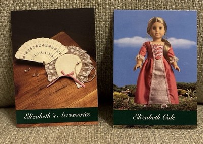 American Girl Elizabeth Cole & Elizabeths Accessories Trading Cards ...
