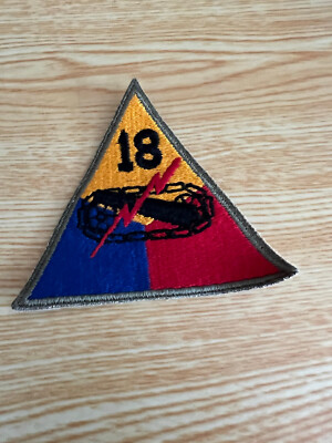 18th Armored Division Shoulder Patch | eBay