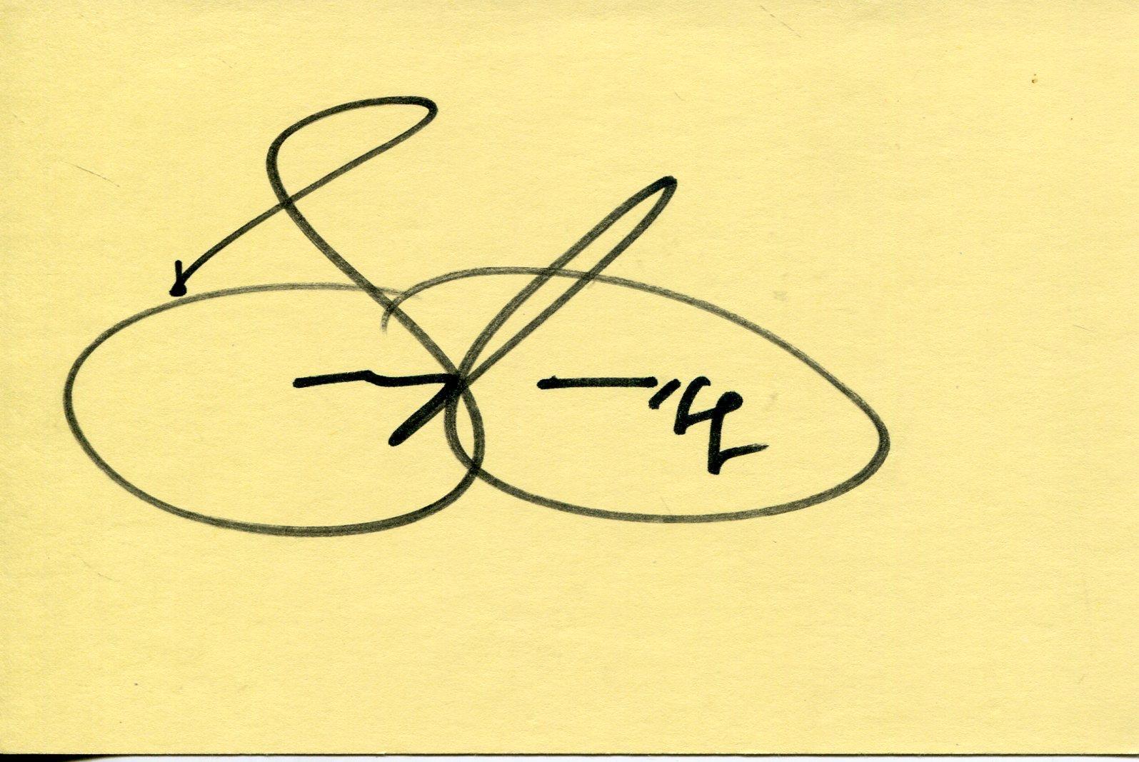 SAMMY CAHN SONGWRITER / LYRICIST / MUSICIAN SIGNED CARD AUTOGRAPH | eBay