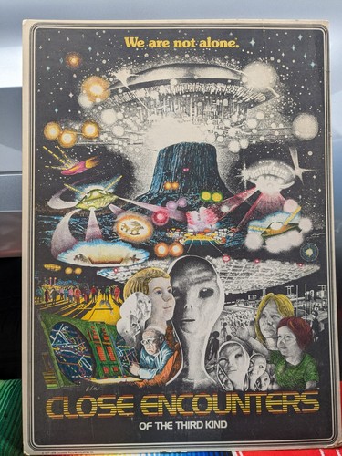 Rare 1978 Close Encounters Of The Third Kind Columbia Coloring Poster ...