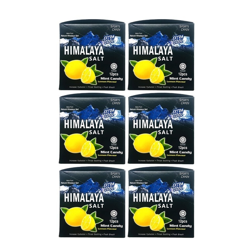 1-72 Packs Himalaya Salt Sport Mint Candy Lemon Throat Soothing Big Foot | eBay