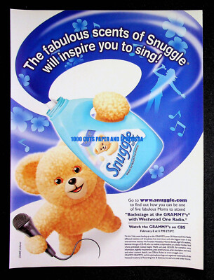 Snuggle Ultra Laundry Detergent Unilever 2005 Print Magazine Ad Poster ...