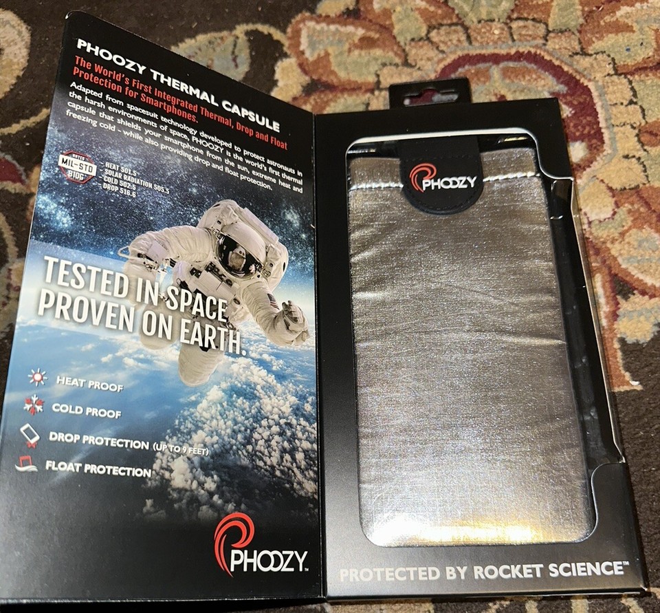 PHOOZY XP3 Thermal Capsule Phone Case Insulated Weatherproof Silver ...