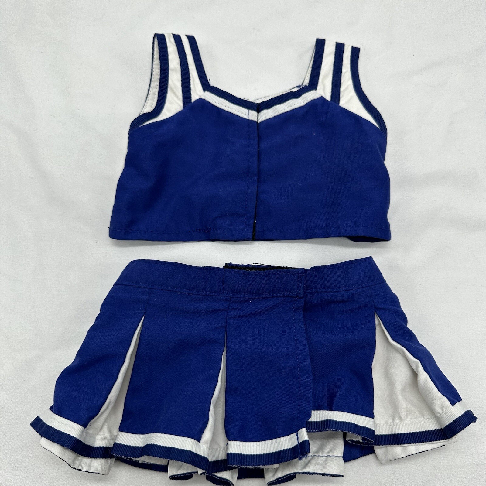 Build A Bear Cheerleading Outfit Cheer Uniform Blue White Costume BABW ...