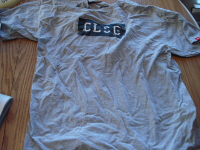 MENS XL EXTRA LARGE T SHIRT SHORT SLEEVE SS GRAY GREY CLSC | eBay