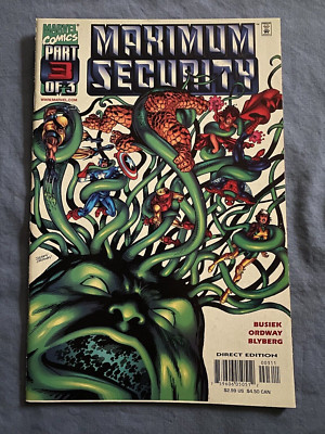 Maximum Security Part 3 of 3 (Marvel Comics, 2001) Comic Book 2000-2001 ...