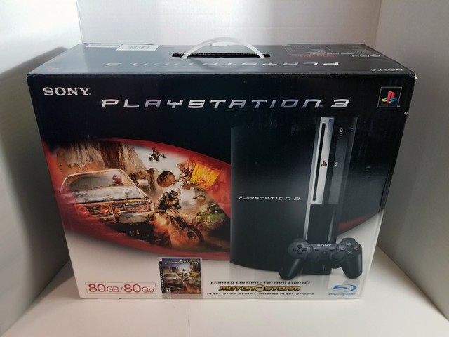 Sony PlayStation 3 MotorStorm Limited Edition 80GB Piano Black Console ...
