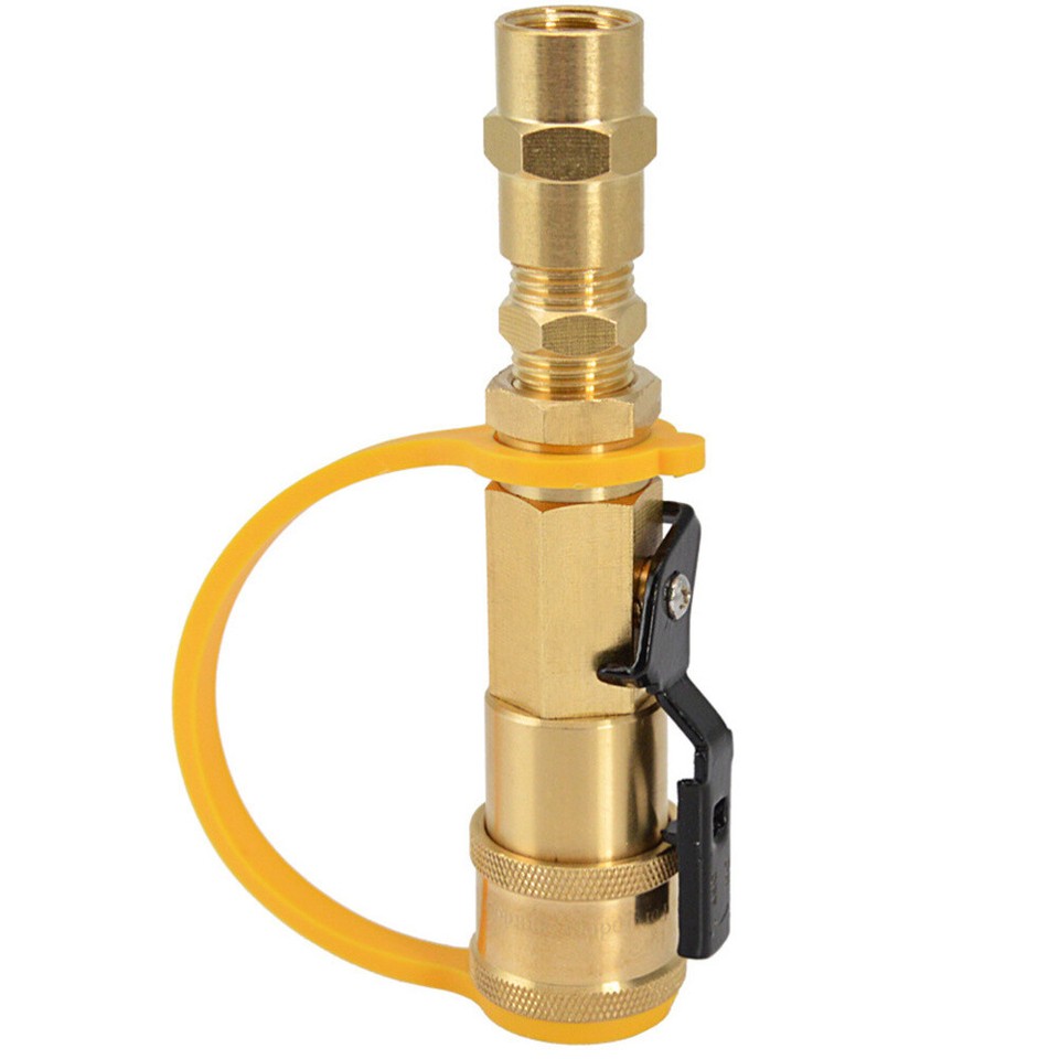 Quick Connect Kit Propane Hose Adapter Propane Coupler | eBay