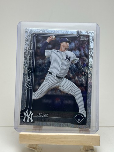 2025 Topps Series 1 Silver Crackle CLAY HOLMES #292 New York Yankees | eBay