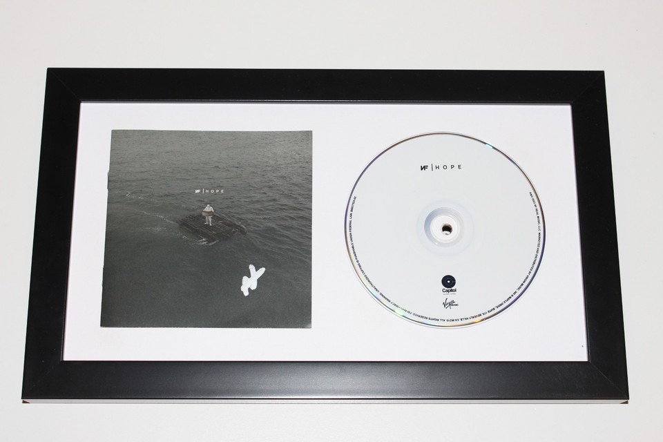 NF SIGNED FRAMED 'HOPE' CD COVER ALBUM w/COA NATHAN FEUERSTEIN CLOUDS ...