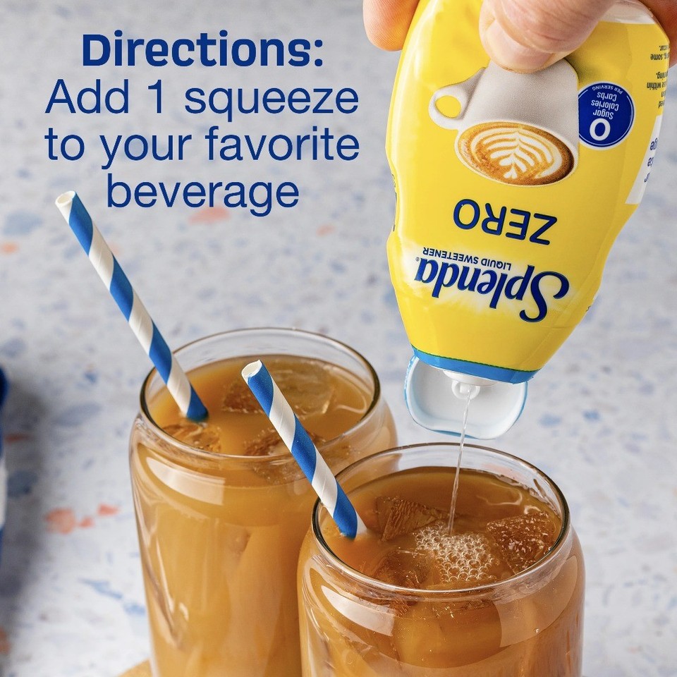(3 pack) Splenda Zero Calorie Sweetener, Sugar Substitute Liquid ...