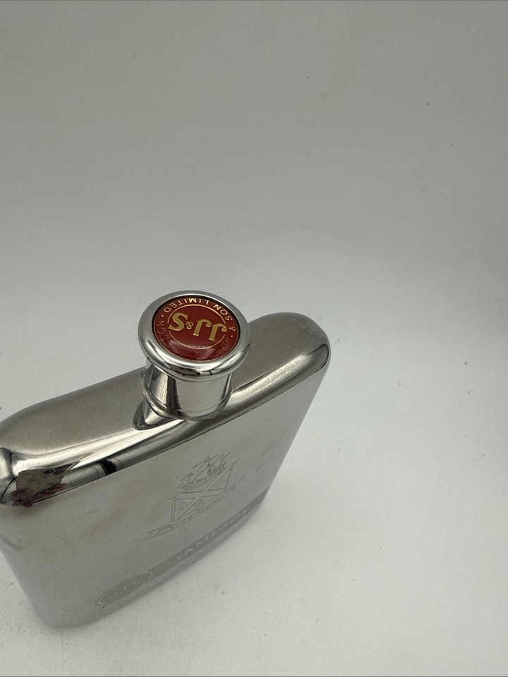 John Jameson & Son Irish Whiskey hip Flask Screw Top Sine Metu ...