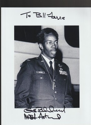 FIRST AFRICAN AMERICAN IN SPACE Astronaut GUY BLUFORD. -AUTOGRAPHED ...