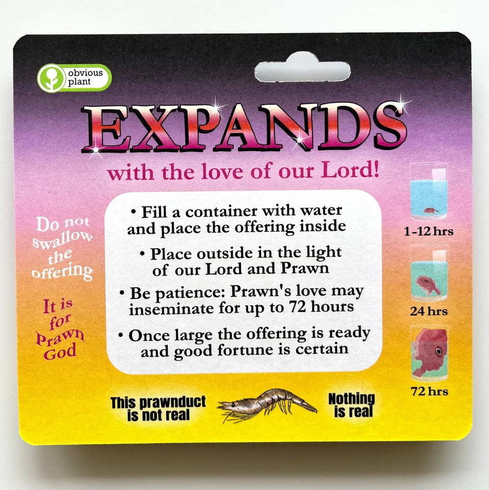 Obvious Plant - Prawn God Food Offering Dolphin - Collectible Gag Gift ...