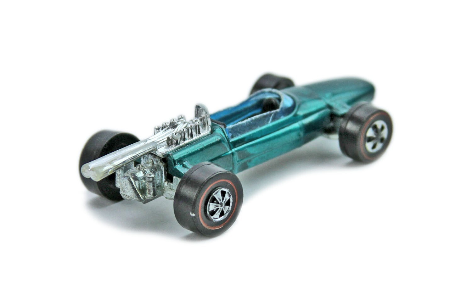 Vintage 1969 All Original Hot Wheels BRABHAM Repco F1 Redline Aqua ...