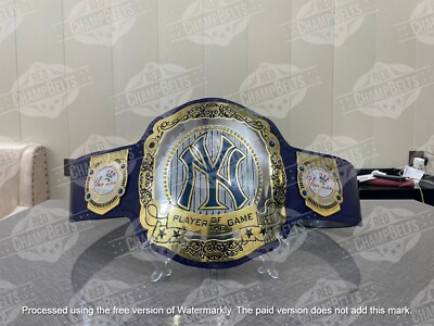 New York Yankees MLB World Series Championship Belt Adult Size 2mm ...