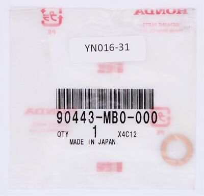 Honda 10MM Washer Part Number - 90443-MB0-000 | eBay