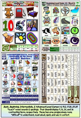 Phonics Spelling Bingo Activities Ideas Books 4 Skill Levels For Phonics Spelling Bingo Activities Ideas Books 4 Skill Levels For