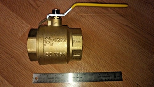 NEW! Apollo 94A Series Brass Ball Valve, Two Piece, Inline, Lever, 3 ...