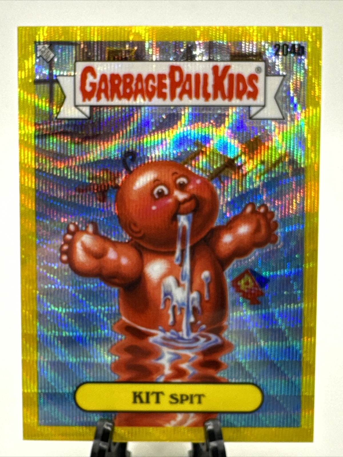 2022 GPK Garbage Pail Kids Chrome Series Kit Spit Yellow Wave /275 | eBay