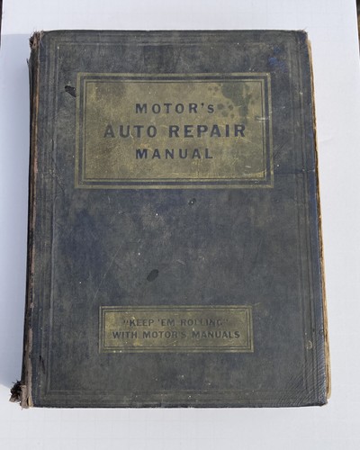 Motor's Auto Repair Manual 1953 ~ 16th Edition/ 3rd Printing Vintage ...