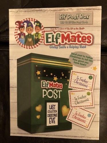 Elf MATES | Elf Post Box With 12 Elf Size Post Cards - PERFECT FOR XMAS ...