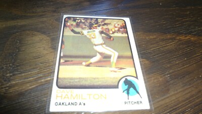 1973 TOPPS # 214 DAVE HAMILTON BASEBALL CARD | eBay
