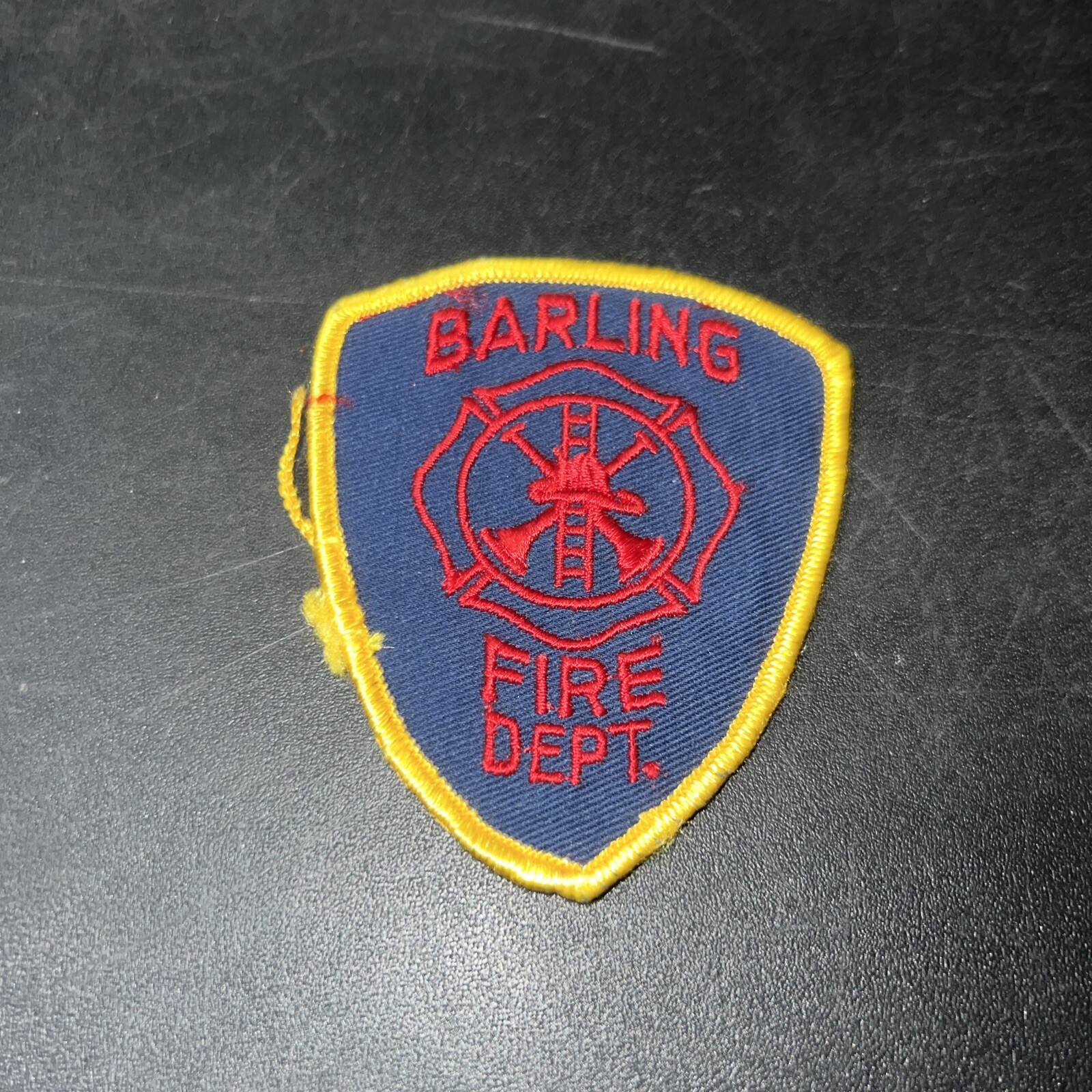 Vintage Obsolete Fire Department Patch Arkansas Barling | eBay