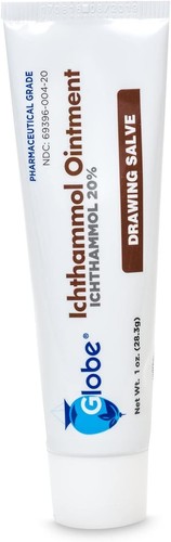 Ichthammol Ointment 20% 1 oz Tube, Sting, Bite, Splinter, Blister, Acne ...