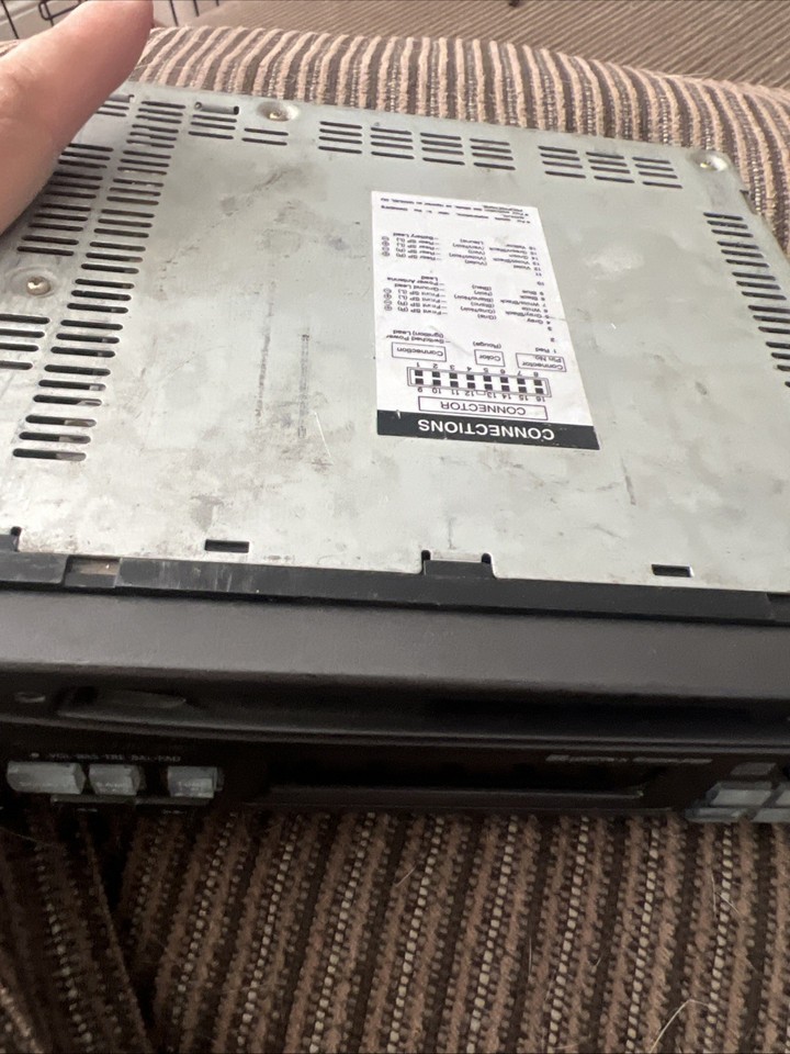 Vintage Alpine CDM-7833 Old School Car Audio Stereo Unit Works No ...