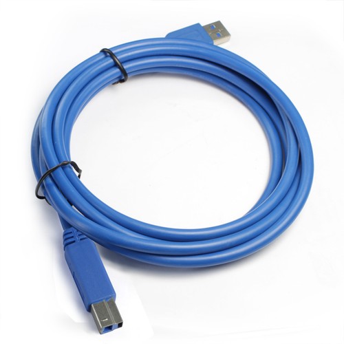 1m/2m/3m Blue USB 3.0 Printer/Device Cable, Type A to B Male Cord -UL ...