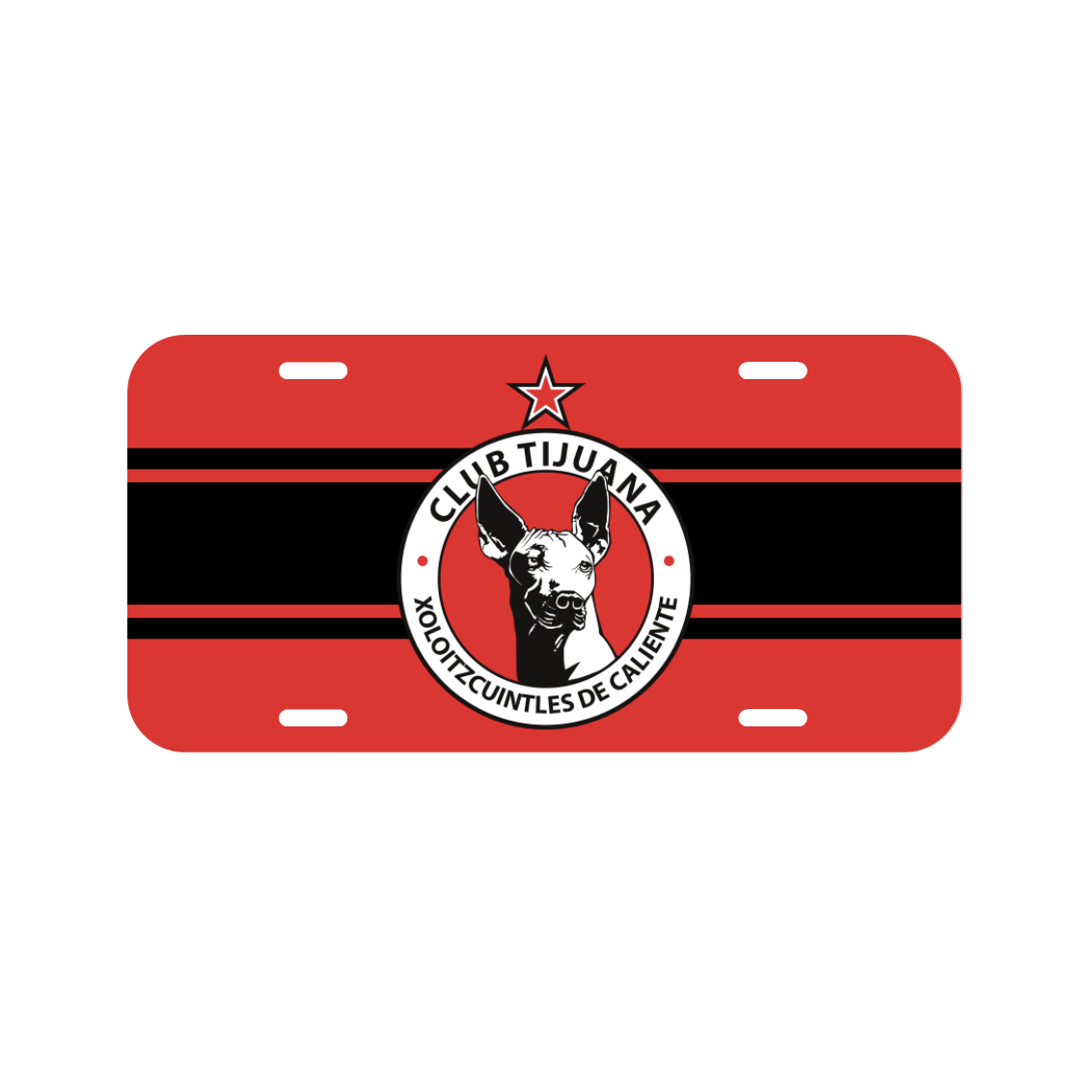 Club Tijuana FC Mexican Soccer Futbol Mexico Vehicle License Plate Car ...