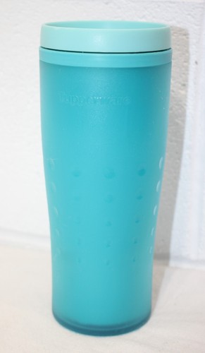 Vintage Tupperware 4771 "Commuter" Travel Mug Cup Blue Spill Resistant ...