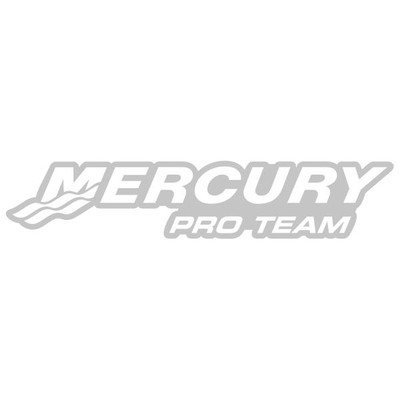 MERCURY OUTBOARD PARTS "MERCURY PRO TEAM" WHITE DIE CUT DECAL STICKER ...