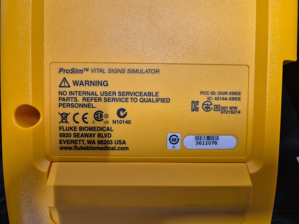 FLUKE ProSim 8 Vital Signs Simulator with spo2 module | eBay