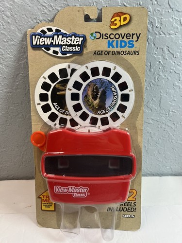 View Master Classic Viewer Discovery Kids w 2 Reels Age Of Dinosaurs ...