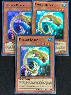 YUGIOH FRILLER RABCA PHSW-EN008 1ST SUPER X3 (NM) | eBay