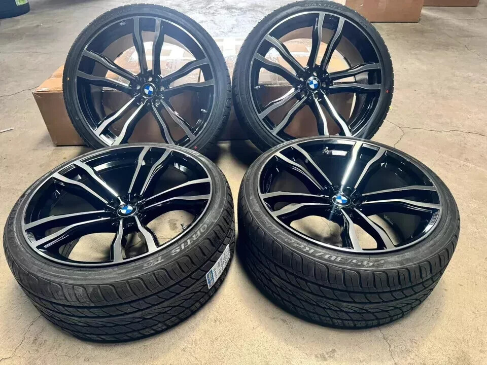 Set 4 22" Inch BMW X5M X6M Wheels & Tires Fits X5 X6 5x112 2019-2024 ...