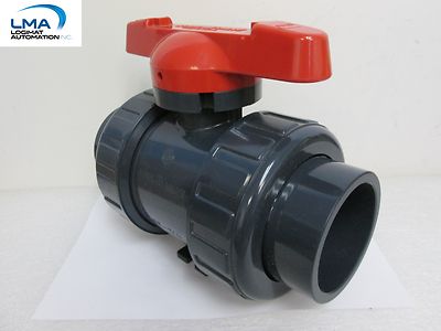 ASAHI NSF-61 BALL VALVE 2-1/2" PVC EPDM 10BAR 230psi SOCKET ANSI 65 - 2 ...