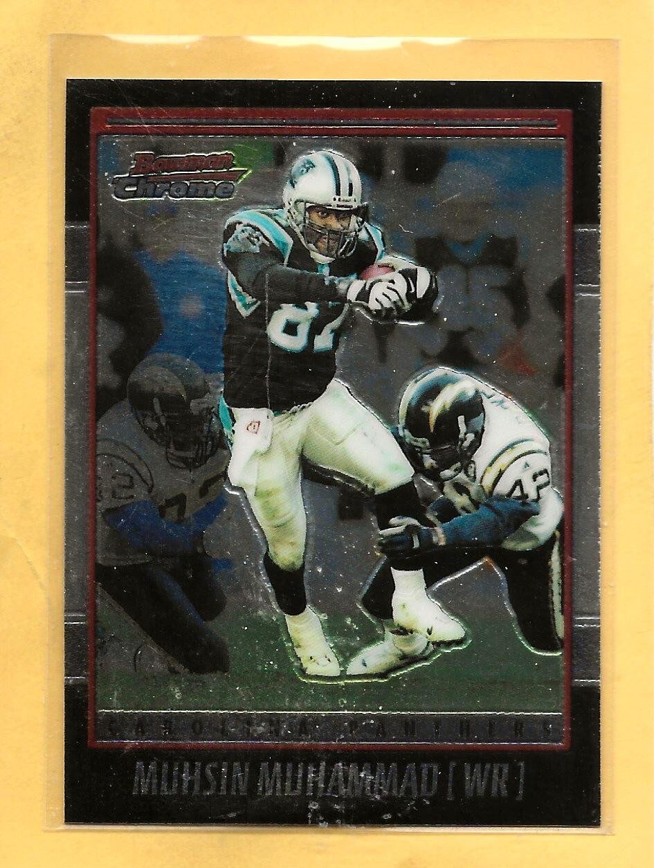 MUHSIN MUHAMMAD - 2001 Bowman Chrome - #94 - Panthers - Comb. Shipping ...