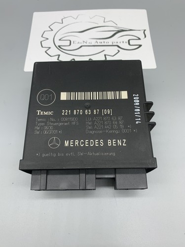 07-09 Mercedes W216 CL550 S550 Trunk Release Remote Open Close Control ...