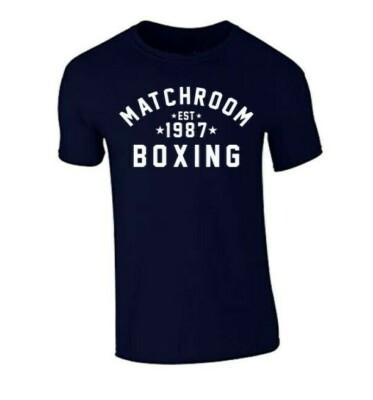Matchroom Boxing T-Shirt Navy Blue Sizes S M L XL 2XL | eBay