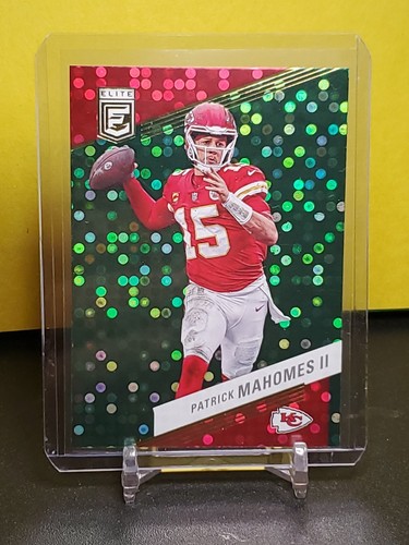 2023 Panini Donruss Elite -Patrick Mahomes II- Green Disco #83 Chiefs ...